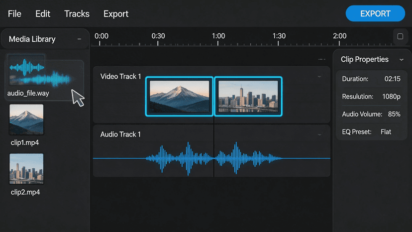 AI Music Video Maker: Add Audio To AI-Generated Video [2026] | VibeMV